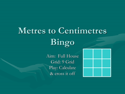 Bingo Converting Measurements | Teaching Resources