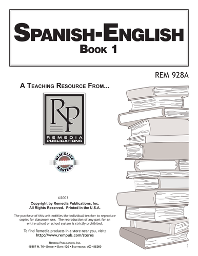 Spanish-English Vocabulary-Building Activities & Flash Cards 1 {Bundle ...