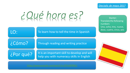 ¿Qué hora es? SPANISH KS3 // PPT TELLING THE TIME - FULL LESSON - FREE ...