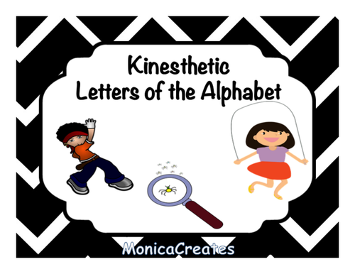 Kinesthetic Letters of the Alphabet - for Struggling Early Literacy ...
