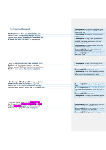 OCR Conflict Poetry Cluster - ALL poems analysed | Teaching Resources