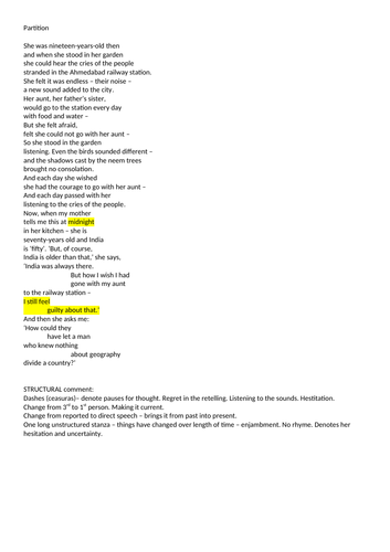 OCR Conflict Poetry Cluster - ALL poems analysed | Teaching Resources