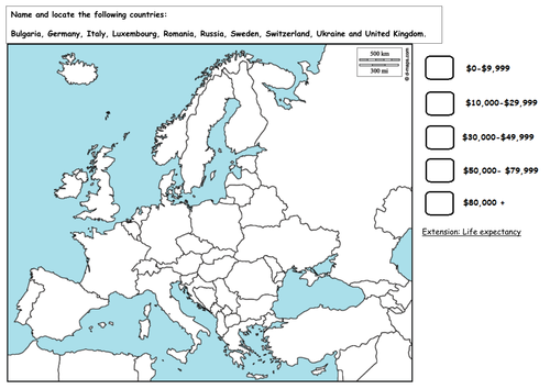 Human Features of Europe | Teaching Resources