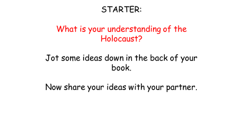 Introduction to the Holocaust | Teaching Resources