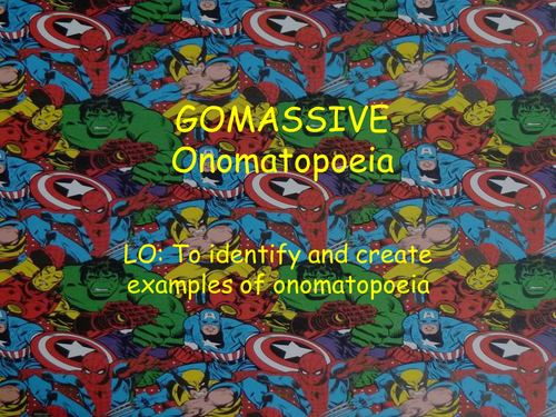 Introduction to Poetry- Onomatopoeia | Teaching Resources