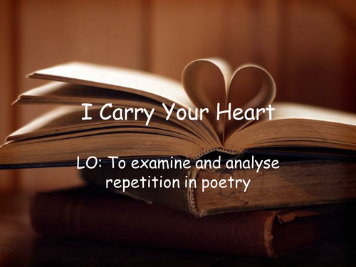 Introduction to Poetry- Repetition | Teaching Resources