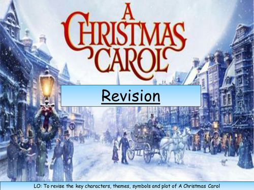 A Christmas Carol Revision-Characters, Plot, Themes, Context | Teaching ...