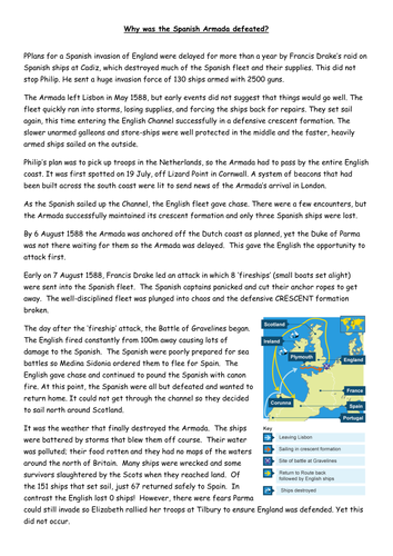 AQA 8145 Elizabeth I - The Spanish Armada | Teaching Resources