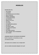 UPDATED AS/A Level Spanish La influencia de los ídolos: Modelos | Teaching Resources