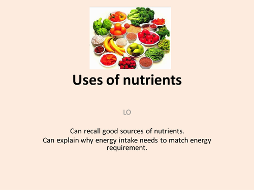 Food and nutrition | Teaching Resources