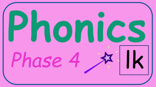Phonics phase 4 - The 'lk' sound - Consonant blends | Teaching Resources