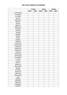 Year 5 and Year 6 Spelling List Assessment | Teaching Resources