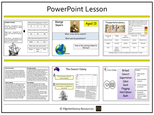 Convict transportation to Australia - British Empire penal colony ...