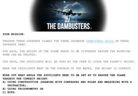Dambusters - Constructions & trigonometry | Teaching Resources