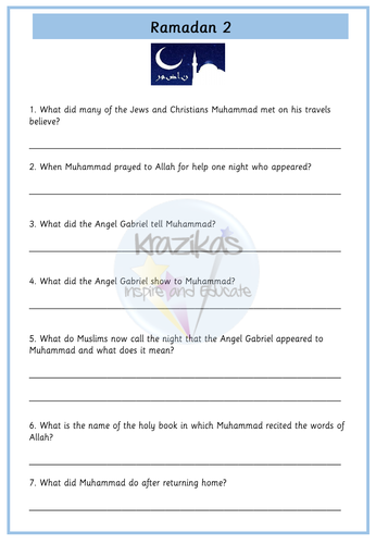 Ramadan and Eid–Ul-Fitr | Teaching Resources