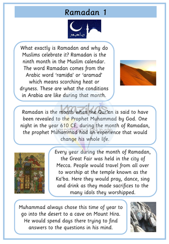 Ramadan and Eid–Ul-Fitr | Teaching Resources