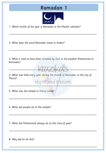 Ramadan and Eid–Ul-Fitr | Teaching Resources