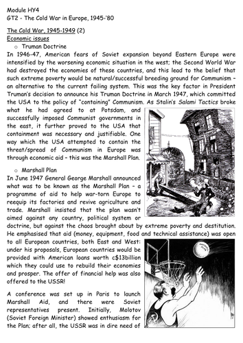 Cold War in Europe, 1945-1960s | Teaching Resources