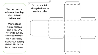 Create a Revision Cube by teacherstevenson - Teaching Resources - Tes