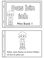 German all about me - Mini Book | Teaching Resources