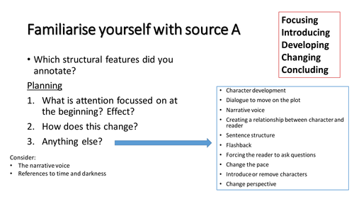 AQA new specification English language exam revision TWO paper 1 and ...