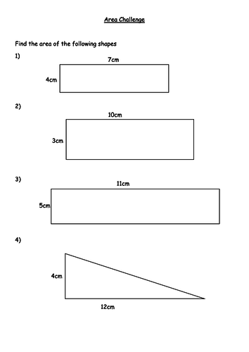 Area of 2D shapes lesson | Teaching Resources