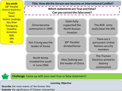 Conflict and Tension: How did the Korean war become an International ...
