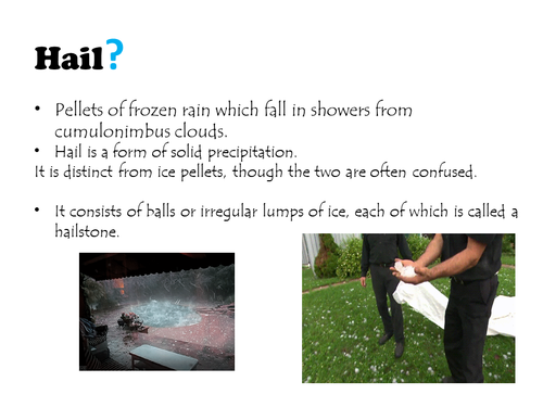 All about Snow – Types of SNOW; (PPT/Quiz/Teacher Notes/Quick Review ...