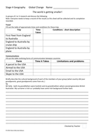 Stage 4 Geography - Global Change - The World is Getting Smaller ...