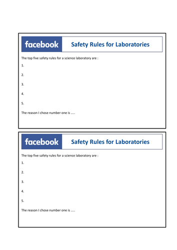 Practical Licence Year 7 Introduction to Practicals - lesson 1 Safety ... Practical Licence Year 7 Introduction to Practicals - lesson 1 Safety ...
