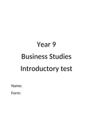 Full Year 9 Business Studies SOW and resources for 9 topics (baseline ...