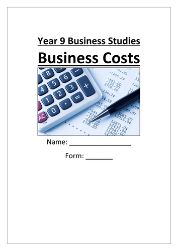 Full Year 9 Business Studies SOW and resources for 9 topics (baseline ...