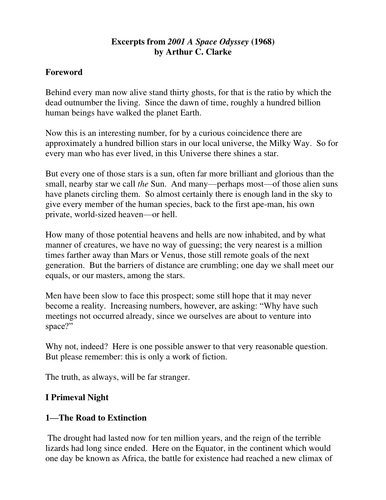 20th century fiction- bundle of 30 extracts (a) | Teaching Resources