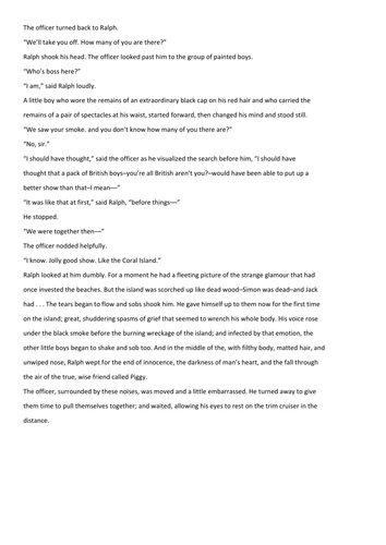 20th century fiction- bundle of 30 extracts (b) | Teaching Resources