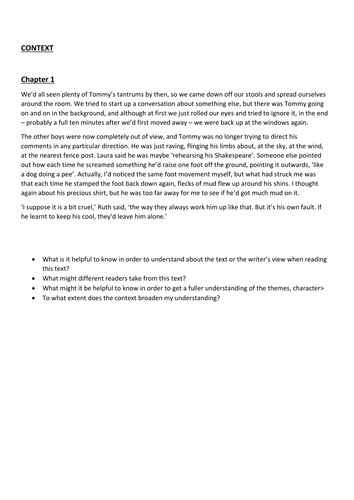 English Literature: Never Let Me Go: Modern texts | Teaching Resources