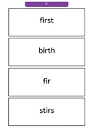 Set of Phase 5 words for Phonics Screening Practice | Teaching Resources