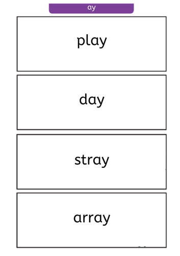 Set of Phase 5 words for Phonics Screening Practice | Teaching Resources
