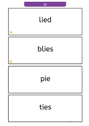 Set of Phase 5 words for Phonics Screening Practice | Teaching Resources
