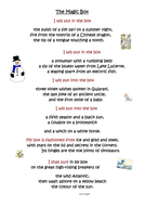 The Magic Box by Kit Wright Poetry Pack | Teaching Resources