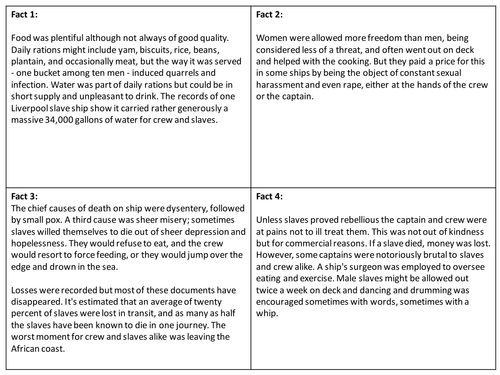 The Middle Passage | Teaching Resources