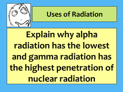 Uses of Radiation - Complete lesson and plan | Teaching Resources