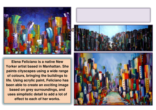 Cityscapes Artist Handouts | Teaching Resources