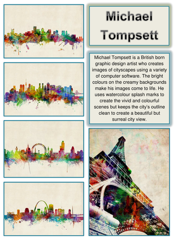 Cityscapes Artist Handouts | Teaching Resources
