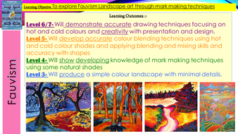 Fauvism lesson | Teaching Resources