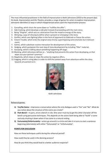 Drama Skills JIGSAW lesson | Teaching Resources