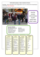 GCSE Paper 1 Question 5 Writing Task | Teaching Resources