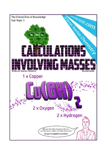 GCSE Chemistry 1-9: Calculations Involving Masses Revision Guide ...