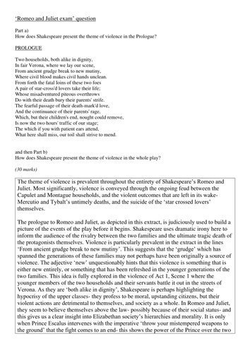GCSE AQA Literature paper 1 'Romeo and Juliet' bundle | Teaching Resources