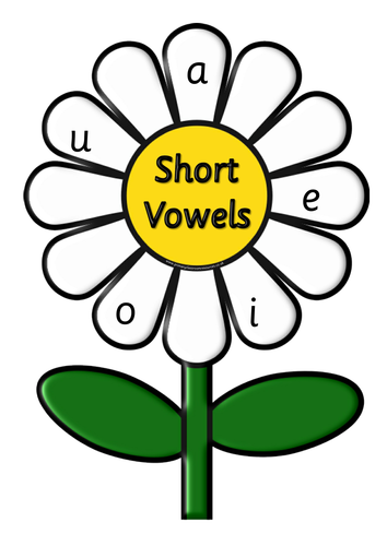 Short Vowel Flowers | Teaching Resources