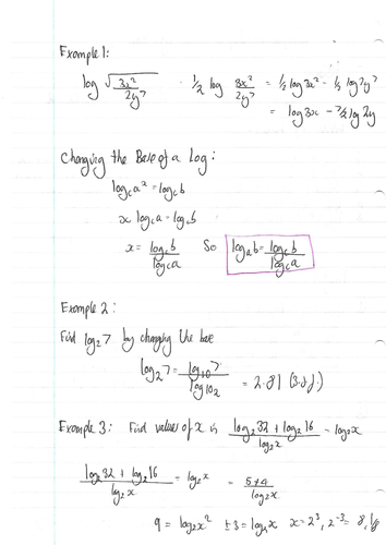 A Level Maths Revision